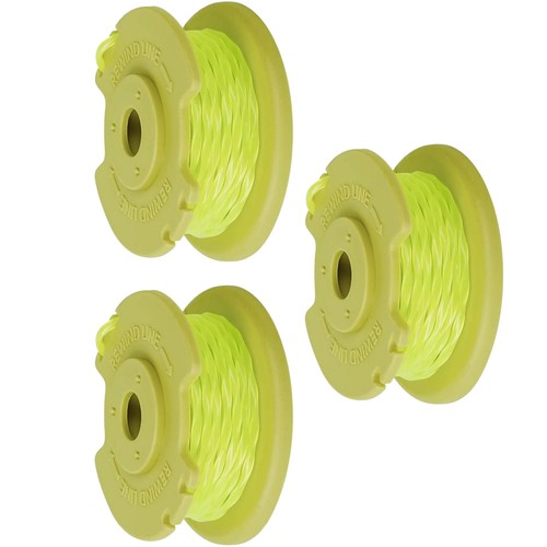 3x String Trimmer Spools Line Repair Kit #AC80RL3 For Ryobi One+ 18v ...