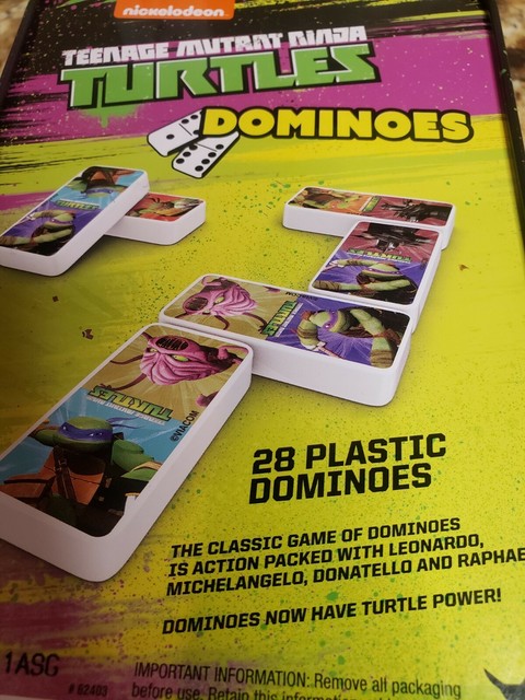 Teenage Mutant Ninja Turtles Domino Tin Dominoes by Cardinal for sale ...