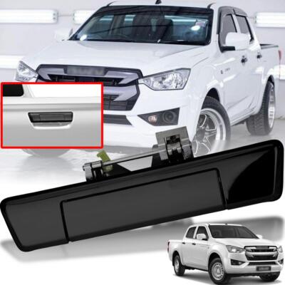 Rear Tailgate Handle Cover Gloss Black For Isuzu D-max Pickup UTE 2020 ...