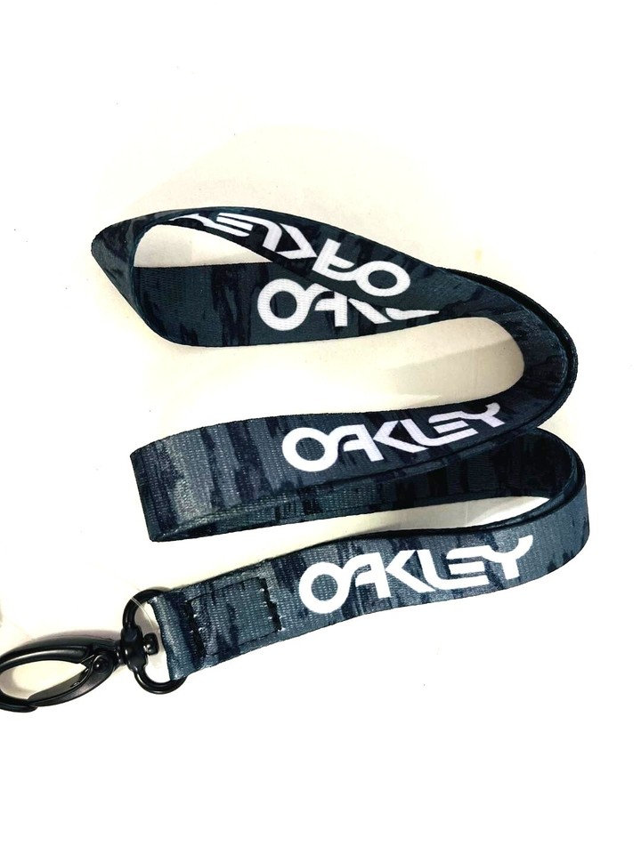 OAKLEY NWT B1B Crazy Wanderlust Lanyard Key Chain ID Document Holder ...