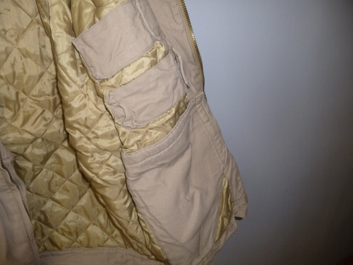 Khaki Concealed Carry Padded Gun Holster Jacket 3 Season Discreet CCW ...