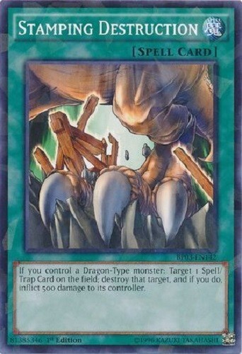 Yugioh - Stamping Destruction - 1st Edition Shatterfoil Rare NM - Free ...
