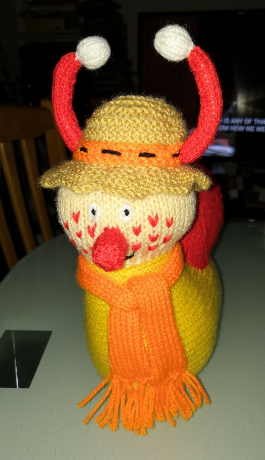 New Hand Knitted Brian The Snail From The Magic Roundabout.Alan Dart ...