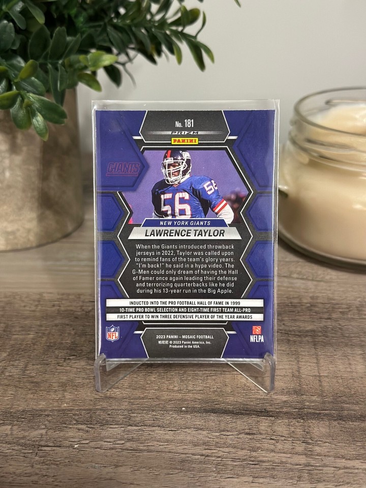 2023 Panini Mosaic #181 Lawrence Taylor Pink Camo Mosaic NEW YORK GIANTS | eBay