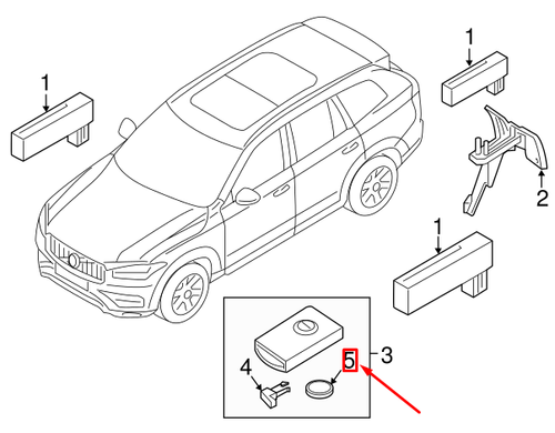 Batterie pour cl t l commande VOLVO S80 MK1 9481519, authentique | eBay