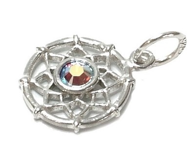 STERLING SILVER DREAMCATCHER BIRTHSTONE OCTOBER CHARM | eBay UK