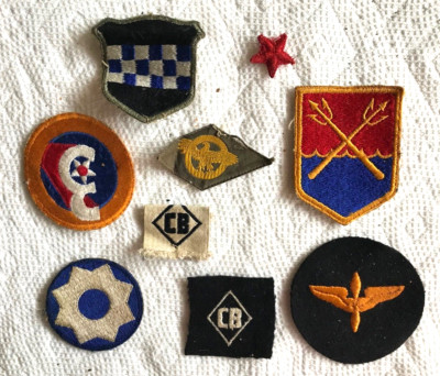 LOT #5: WWII US MILITARY PATCHES + OTHERS 9 PATCHES | eBay