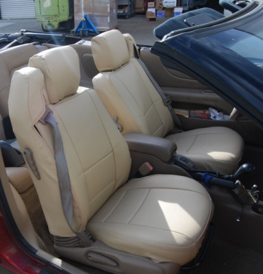 1996-2000 Chrysler Sebring Convertible Iggee S. Leather Custom Fit Seat ...