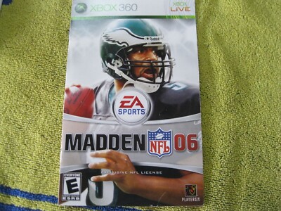 Madden NFL 06 Xbox 360 Game Manual Only | eBay
