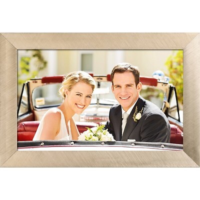 10" WiFi Digital Photo Frame Brushed Metal Gold - Polaroid 850007977160 ...