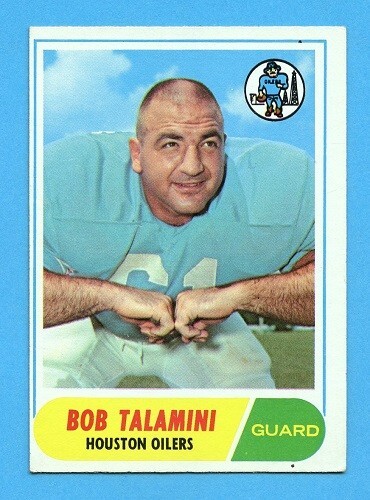 1968 TOPPS # 68 BOB TALAMINI HOUSTON OILERS EX+ | eBay