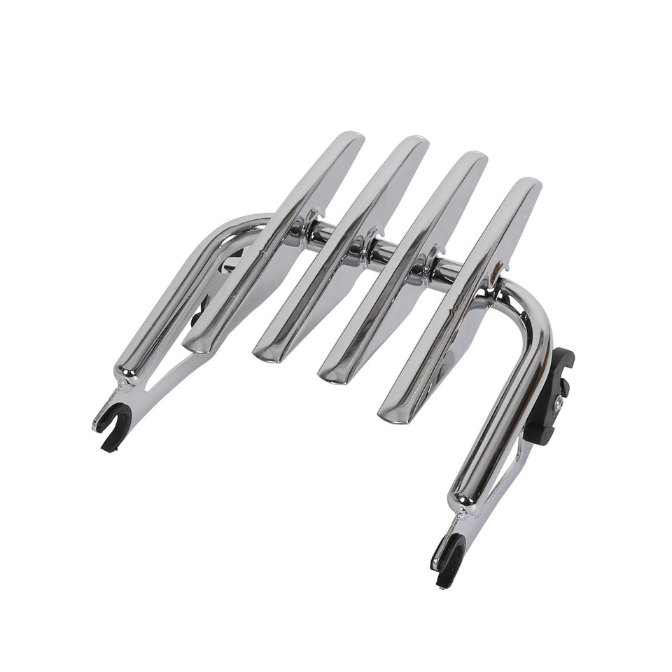 Chrome Stealth Luggage Rack For Harley Davidson Touring Street Road ...