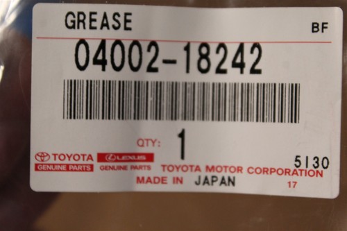 0400218242 Grease New genuine Toyota part | eBay