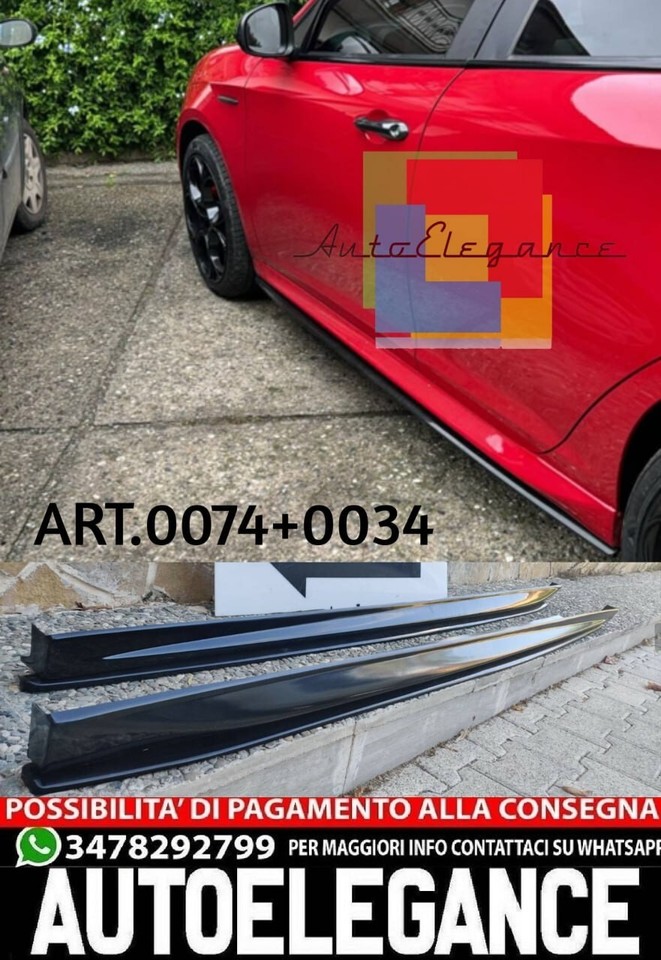 BODYKIT ADATTO PER ALFA ROMEO GIULIETTA LOOK TUNING DESIGN SPORTIVO ...