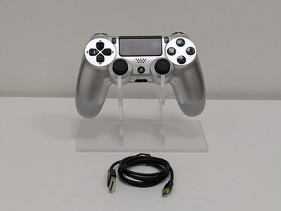 Sony PS4 DualShock Controller - Silver - TMR Joystick - Upgraded and ...
