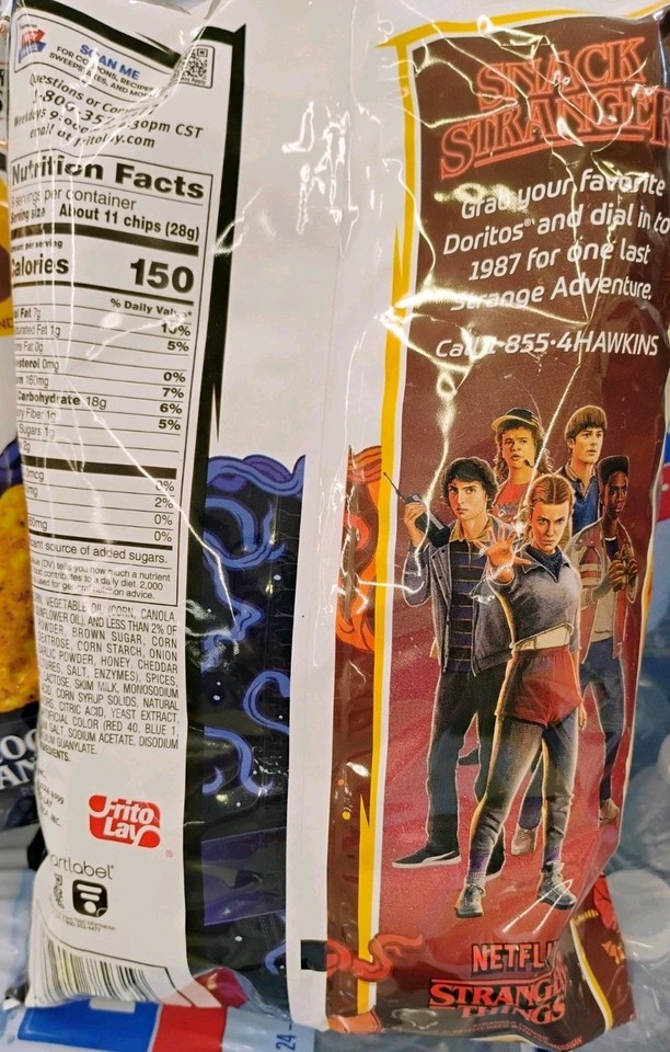 Limited Edition Doritos Collisions Stranger Things Pizza & Cool Ranch ...