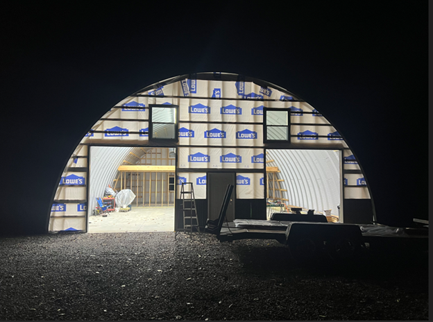 30x40x14 Engineered Steel Building Kit | DuroSPAN Clear-Span Arch ...