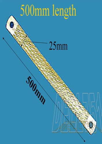 500mm x 25mm BRAIDED EARTH STRAP / LEAD EEC25/500 | eBay UK