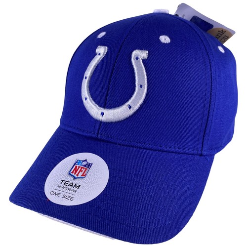 NEW Indianapolis Colts NFL Team Apparel Blue Hat Cap Adult Adjustable ...