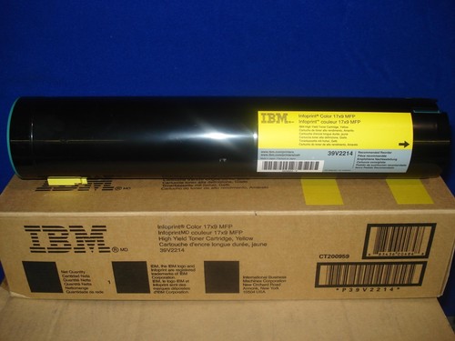 IBM 39V2214 Yellow Laser Toner Cartidge Infoprint for IBM 1759 1769 ...