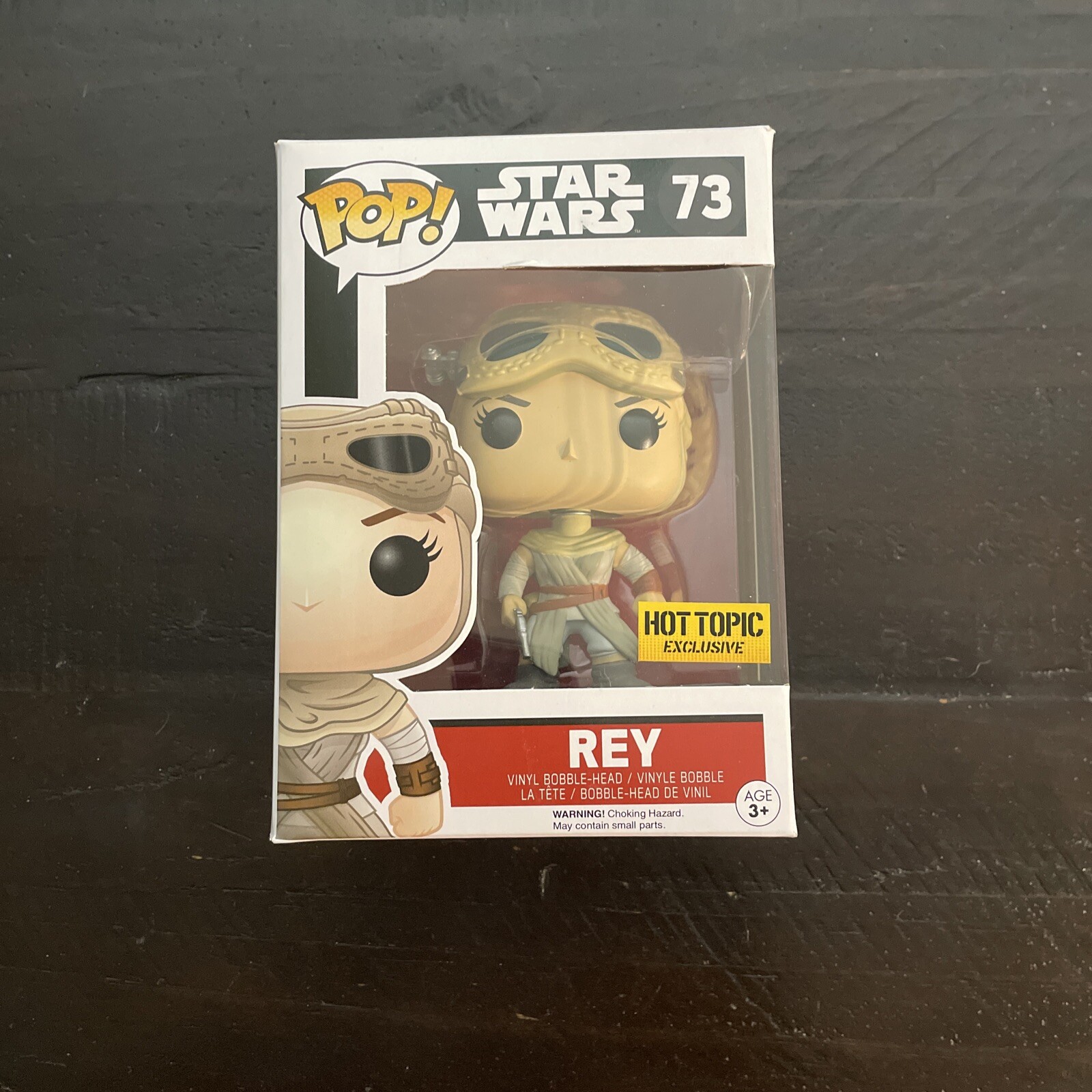 Funko Pop! Vinyl: Star Wars - Rey (w/ Goggles) - Hot Topic (Exclusive ...