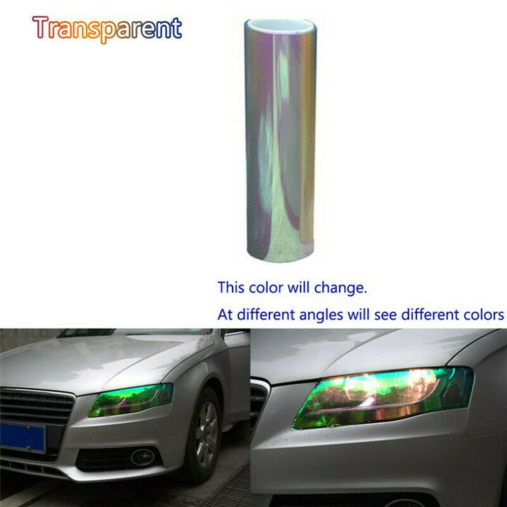 Practical Color Changing Sticker 30x100cm Car Film Lamp Taillights Tint ...