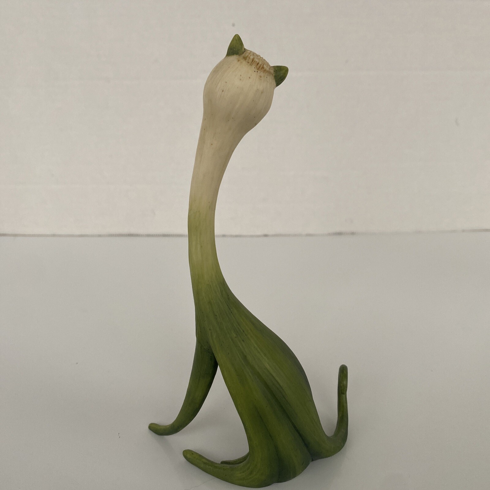 Enesco Home Grown Statue Green Onion Cat Leek Figurine Fruit Vegetable ...
