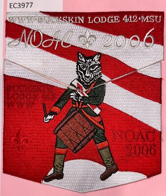 Boy Scout OA Flap Set Buckskin Lodge 412 2006 NOAC | eBay