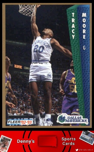 1992 Fleer #324 Tracy Moore Dallas Mavericks Basketball Card | eBay