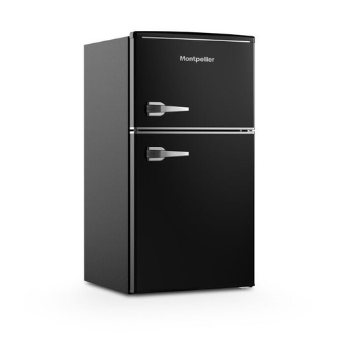 Montpellier MAB2035EK Black Retro Undercounter Fridge Freezer | eBay UK