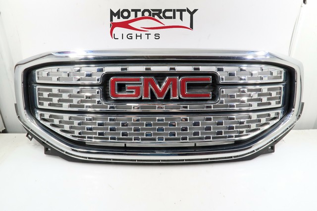 2017 GMC Acadia Denali Front Grille Grill Assembly Factory 7k Miles OEM ...