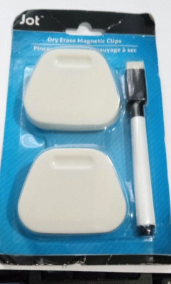 NEW 2pc JOT Dry Erase Board Magnet Clips PACK OF ONE | eBay