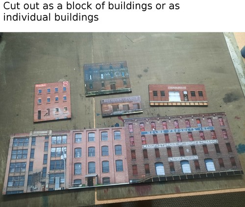 TRACKSIDE BACKDROP #500 Commercial N Scale | eBay