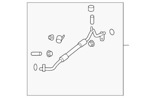 Genuine GM 2010-2017 Chevrolet Rear LT Air Conditioning Evaporator Hose ...
