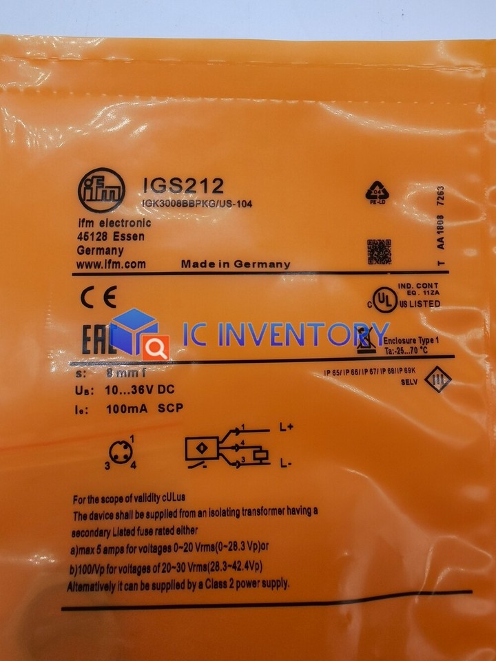 1PCS NEW IFM IGS212 free shipping | eBay