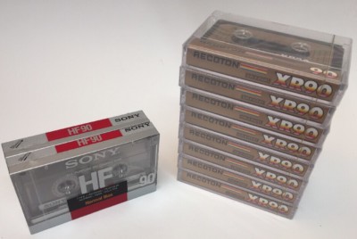 Lot of 10 - New Audio Cassette Tapes ( Sony & Recoton ) All Sealed - 90 ...