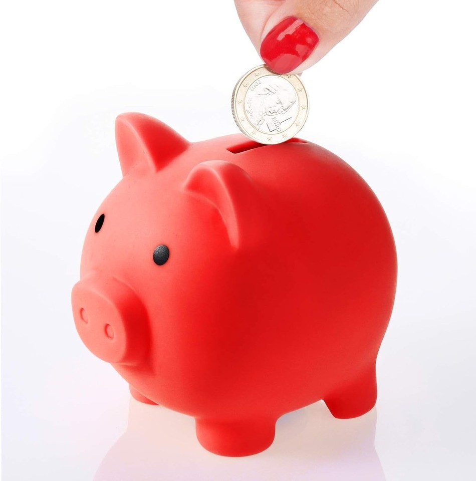 Mini Piggy Bank, Plastic Coin Bank, Unbreakable Money Banks, Cute Piggy ...