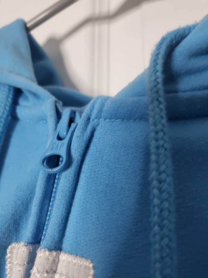 Gap Factory Women's Zip Up Light Blue Hoodie Size Medium| Fast Shipping ...