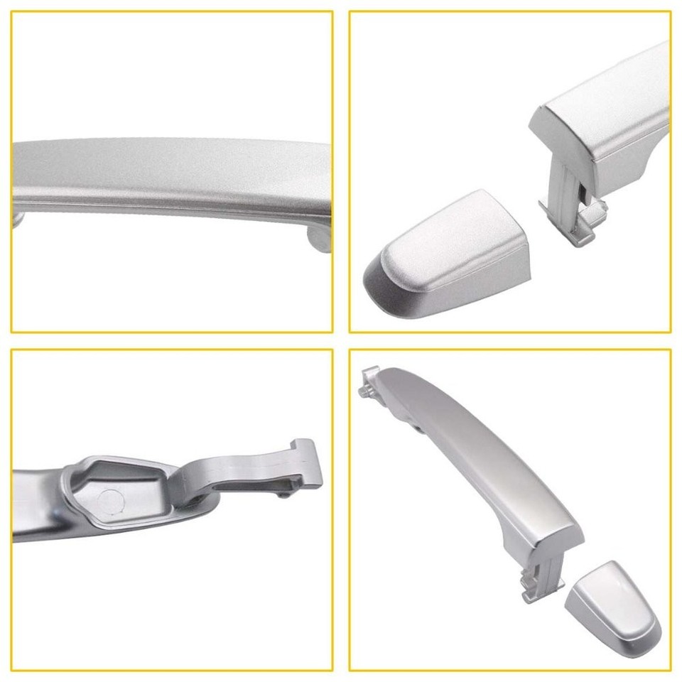 Door Exterior Handle Rear 2004-2010 For Silver L/R Toyota Sienna Pearl ...