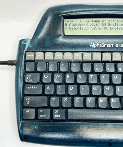 AlphaSmart 3000 Keyboard Word Processor w/ AC Adapter Tested & Working ...