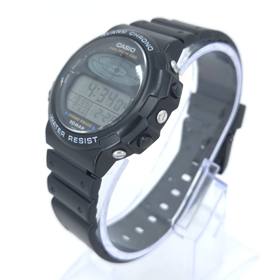 CASIO CGW-50 COSMO PHASE WR 100M VINTAGE DIGITAL WATCH JAPAN 1985 | eBay