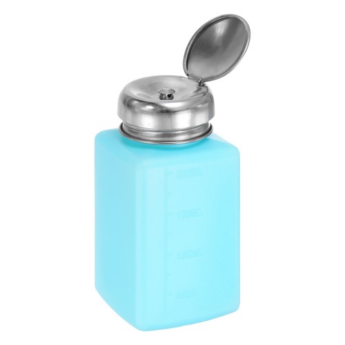 Solvent Alcohol Dispenser 200ml Push Down Dispenser Pump Bottle, Blue ...