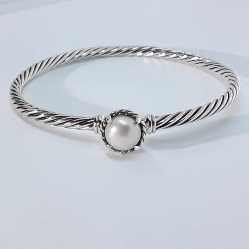 Pre-owned DAVID YURMAN CHATELAINE PEARL BRACELET MEDIUM | eBay