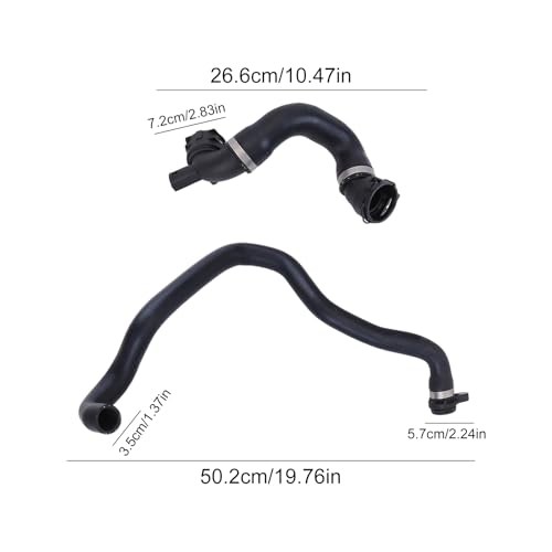 7PCS Radiator Coolant Water Hose Pipe Kit, 11537516414 11537521049 ...