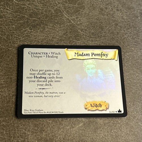 Harry Potter TCG Madam Pomfrey Holo Adventures at Hogwarts NM | eBay