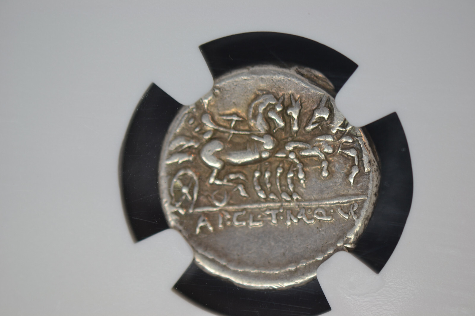 Titus Manlius Mancius, Appius Claudius Pulcher (111-110 BC). AR ...