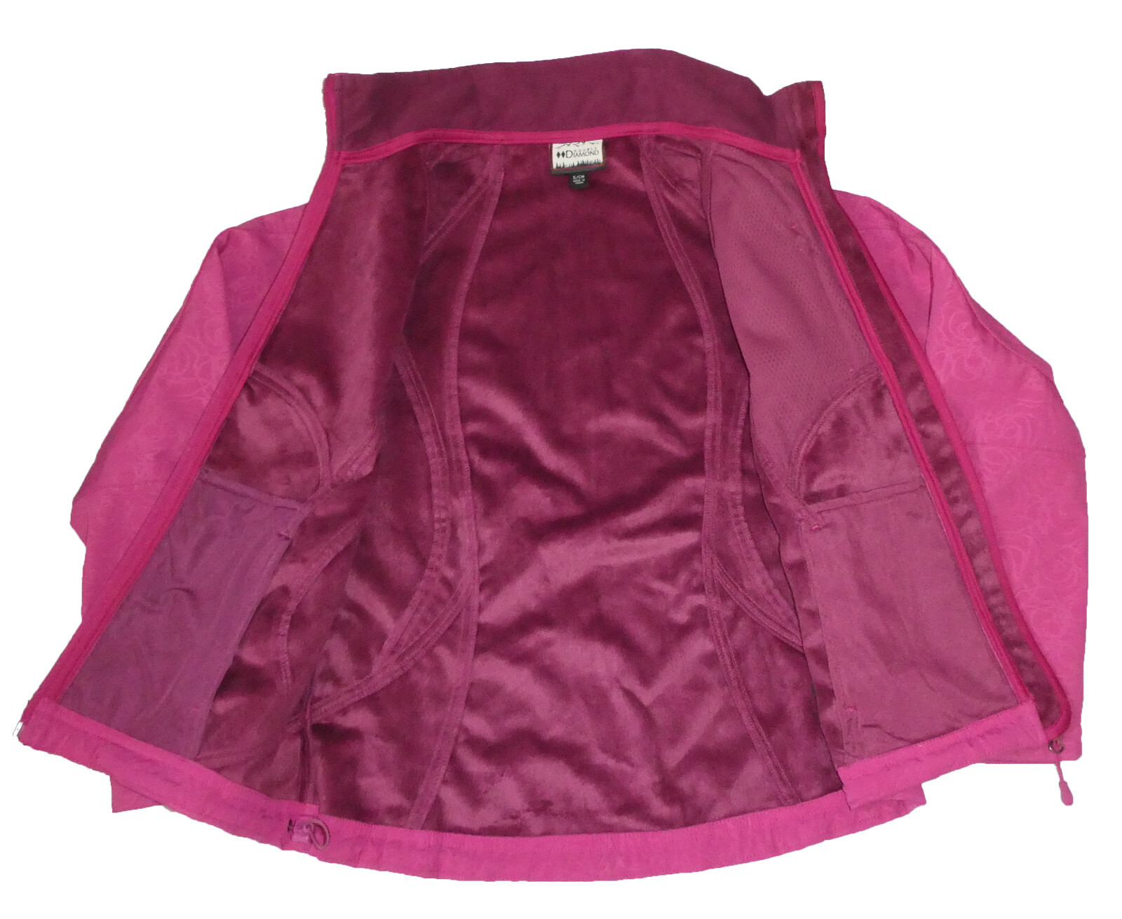 Double Diamond Softshell Jacket w/ Plush Fleece Linin… - Gem