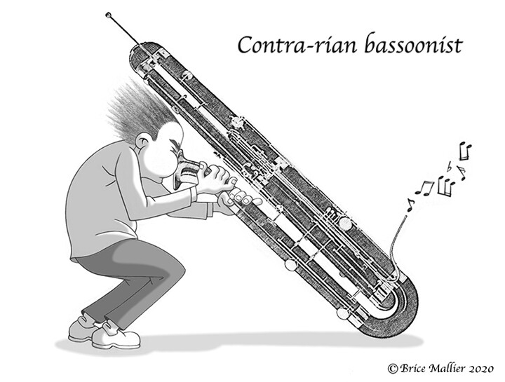 Bassoon Instrument Drawing
