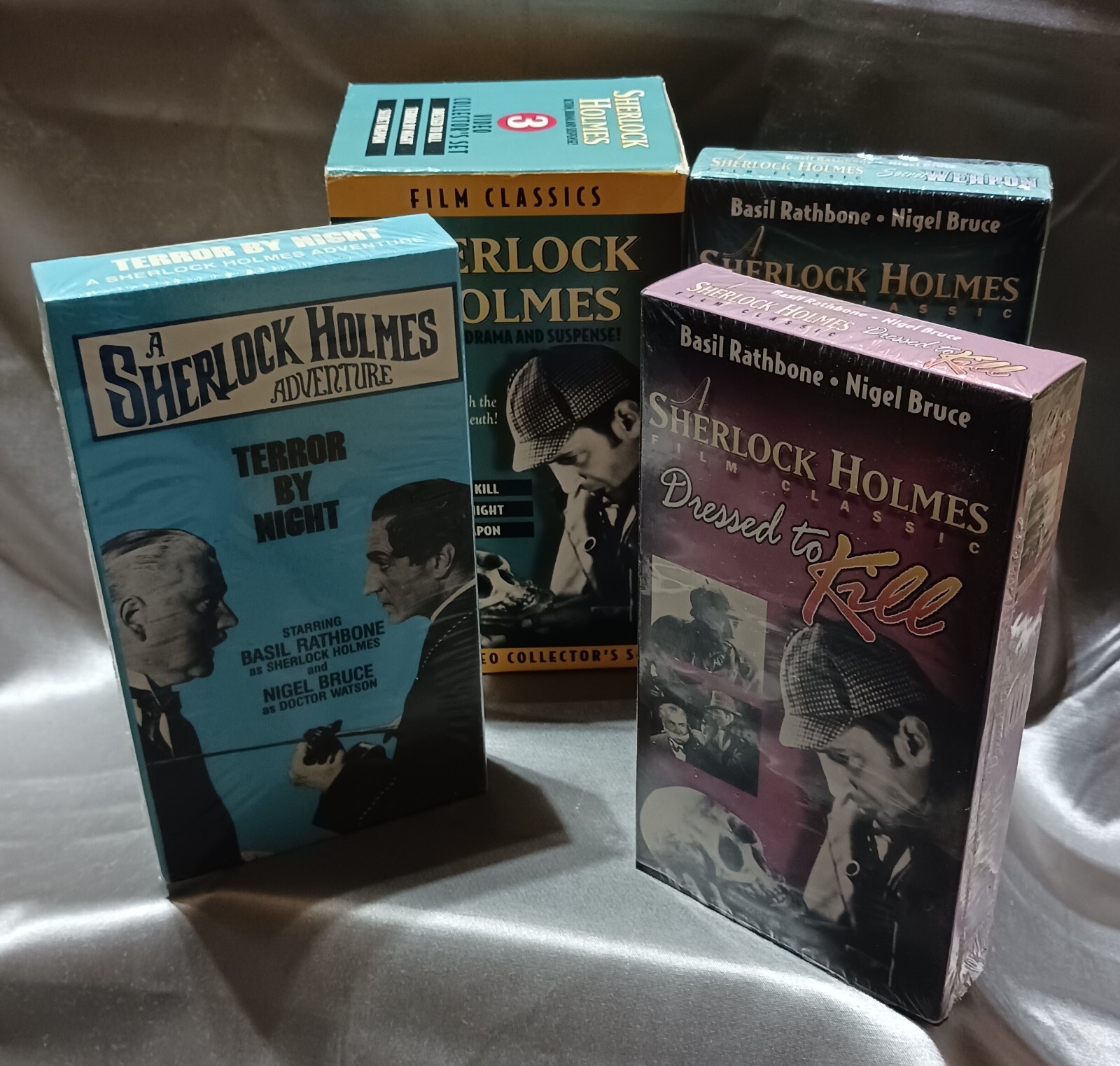 Sherlock Holmes- 3 VHS Collectors Set Factory Sealed Tapes | eBay