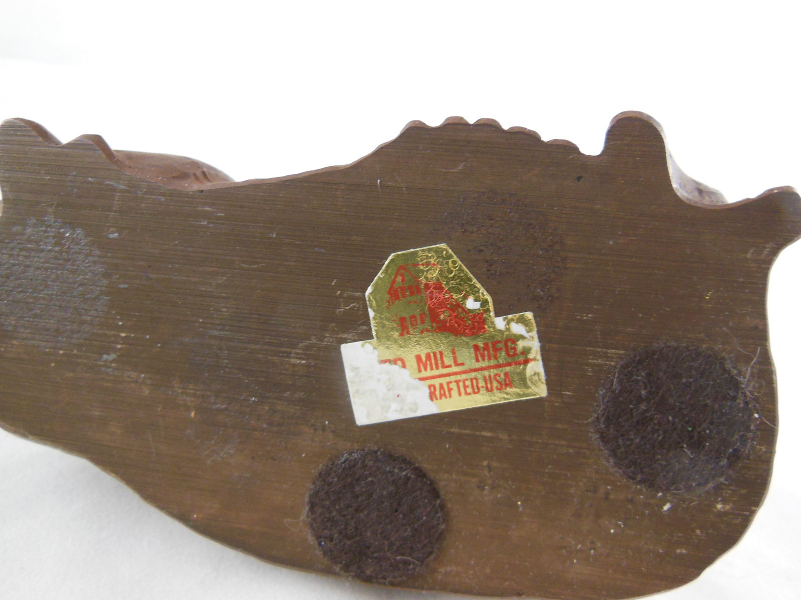RED MILL sculpture of a pig 5" long | eBay